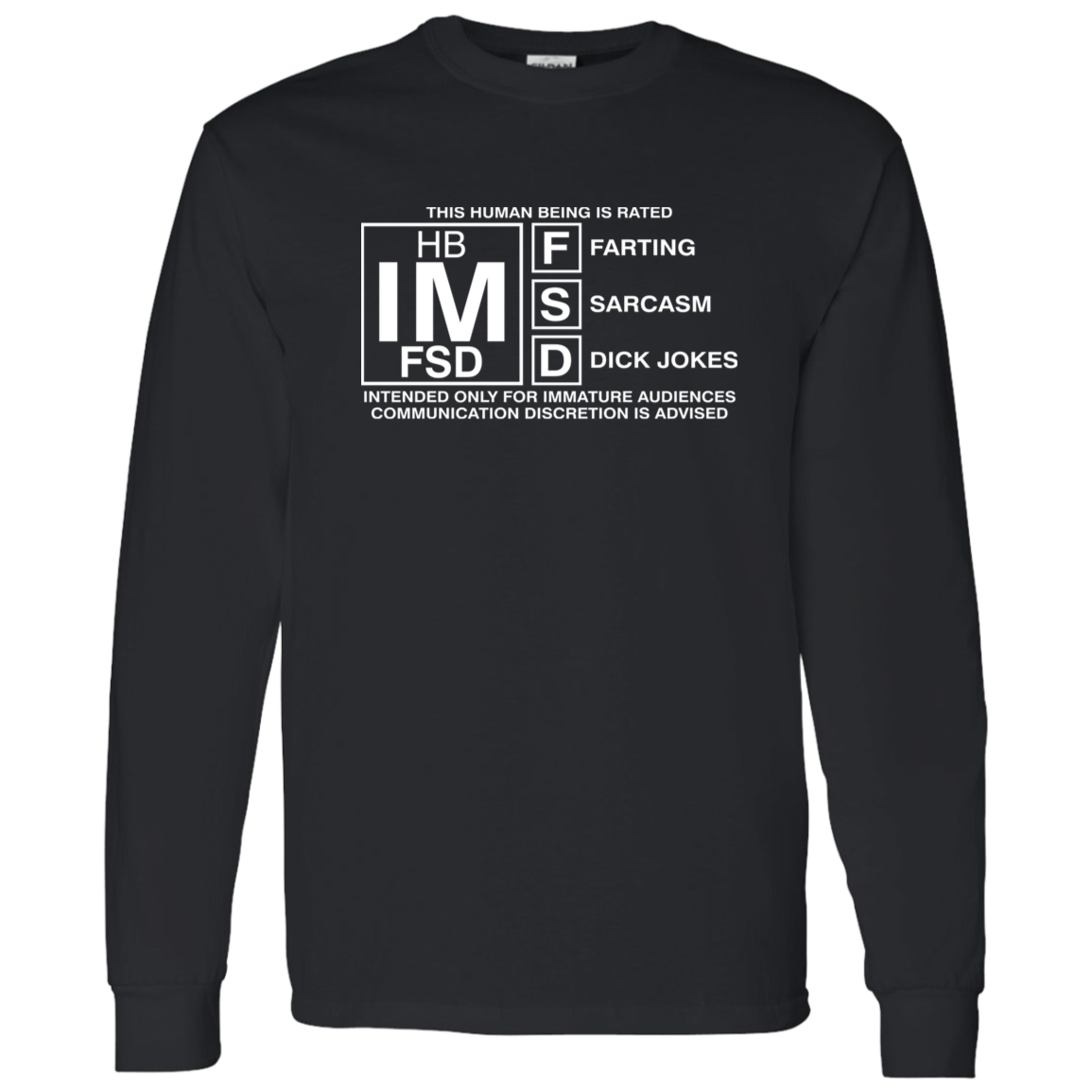 Human Rating LS T-Shirt – MemeTownTees