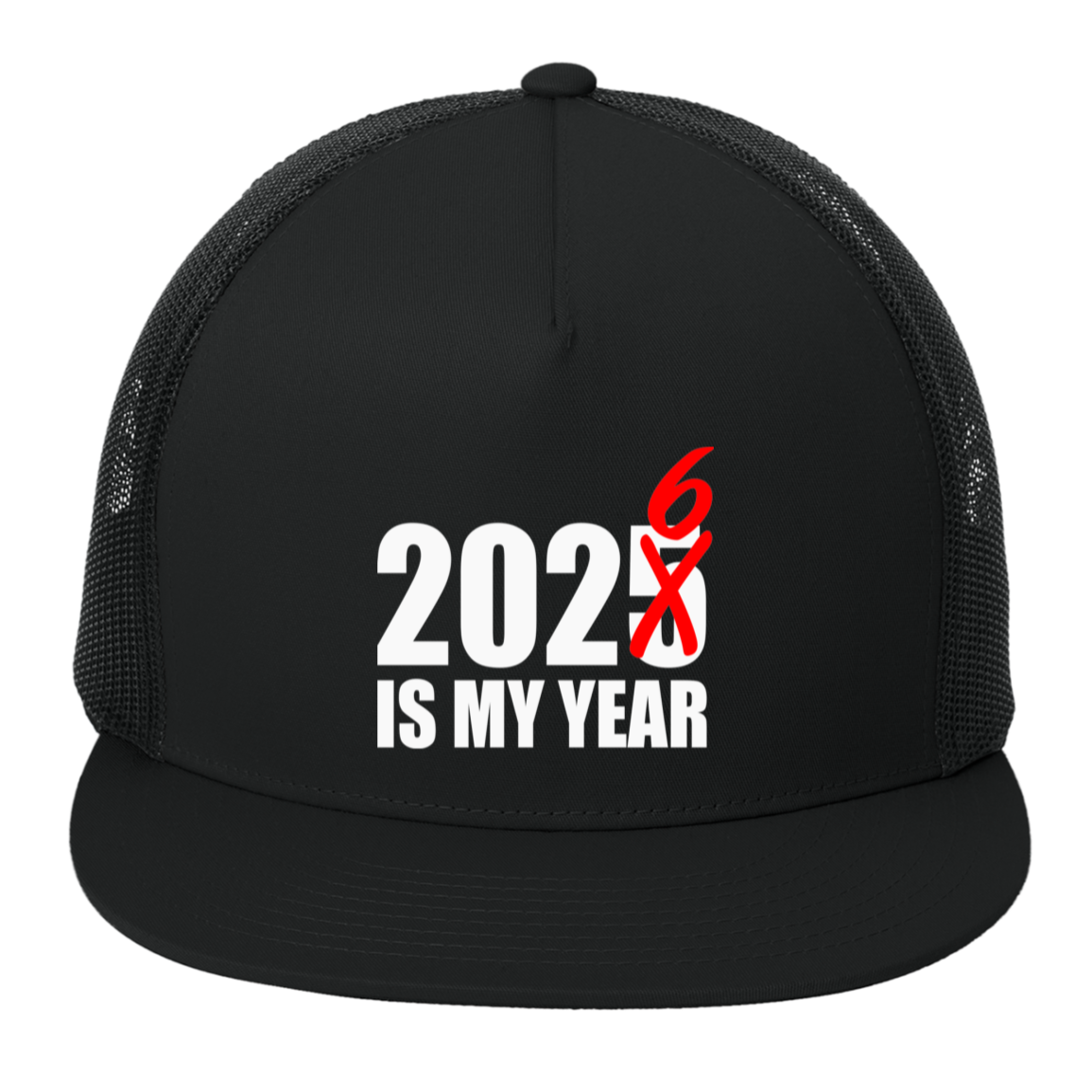 2026 Is My Year 5-Panel Classic Trucker Mesh Back Cap – MemeTownTees