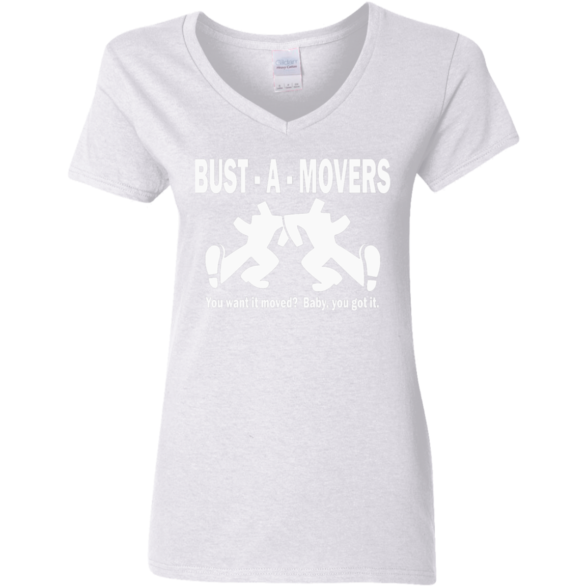 Bust-A-Movers Ladies' V-Neck T-Shirt – MemeTownTees